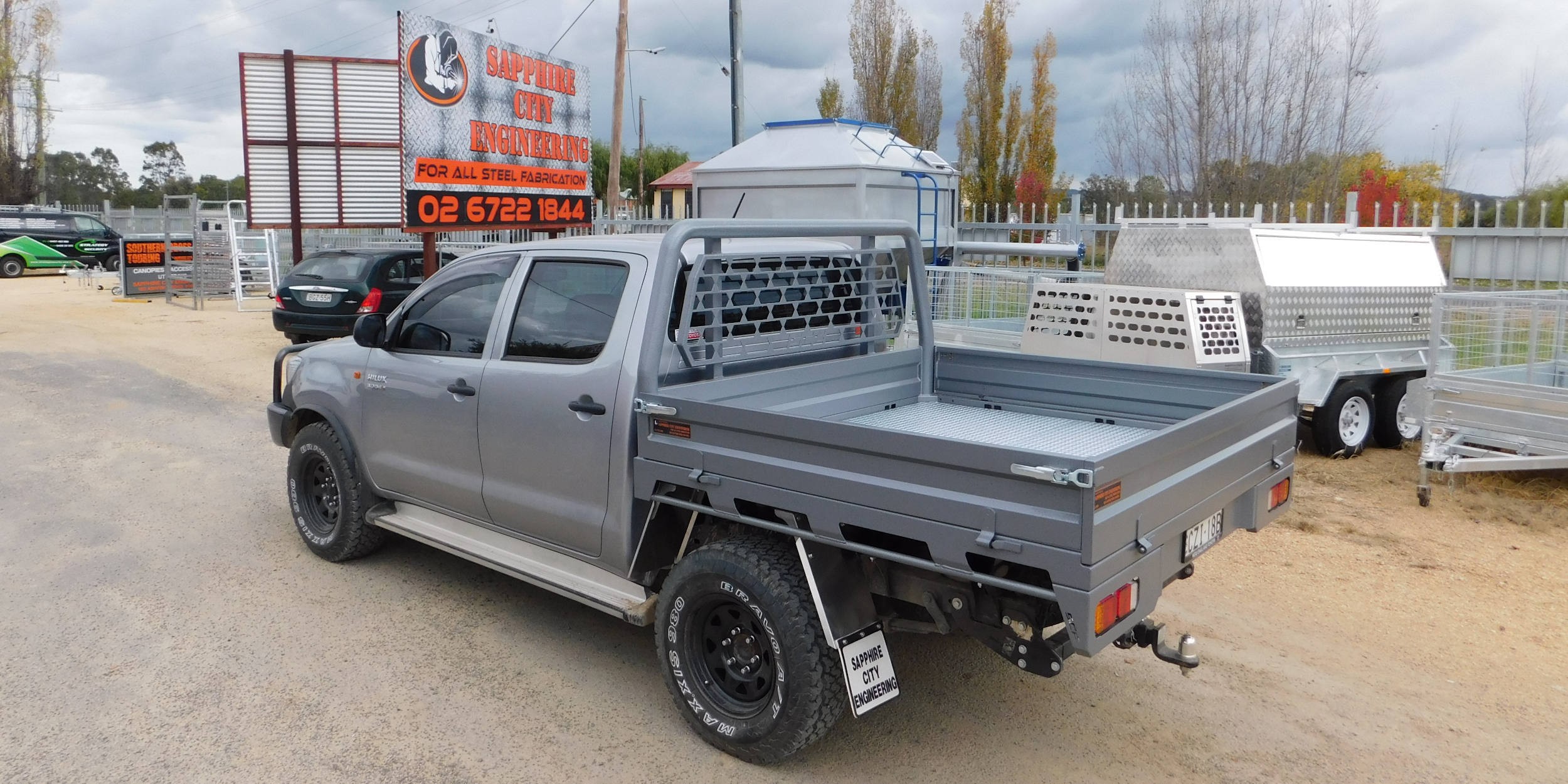Sapphire City Engineering - Ute Trays, Trailers, Stock Grids ...